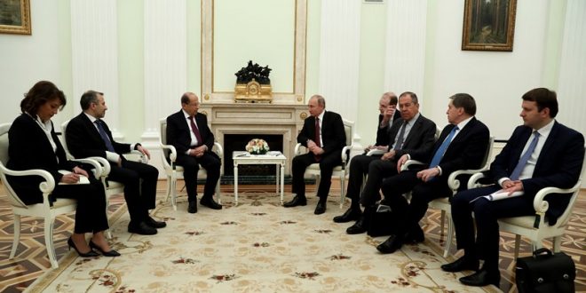 Poutine reçoit Aoun au Kremlin : Liban était un « partenaire ...